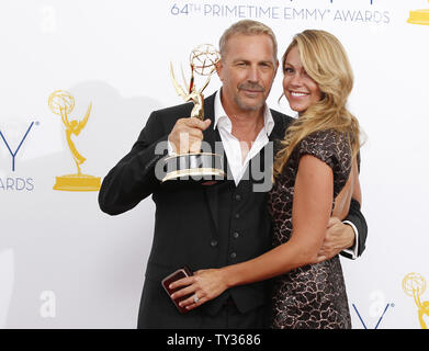 Kevin Costner and Wife Christine at the "Hatfields & McCoys" Pre-Emmy ...