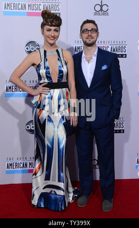 Musicians Amy Heidemann and Nick Noonan from the pop music duo "Karmin ...