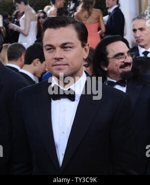 Actor Leonardo DiCaprio and his father George DiCaprio, right rear ...