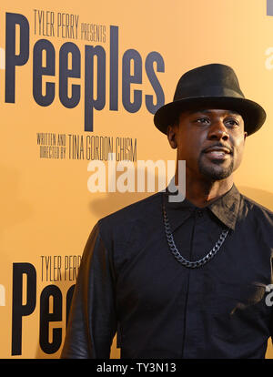 Lance Gross arrives at the world premiere of "Peeples" at the ArcLight ...