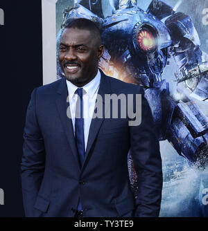 Cast member Idris Elba attends the premiere of the film "Prom Night" in ...