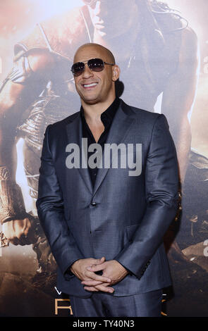 RIDDICK, from left: Vin Diesel, Katee Sackhoff, Raoul Trujillo, 2013 ...