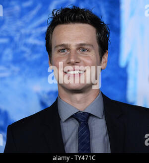 Actor Jonathan Groff, the voice of Kristoff in the animated motion ...