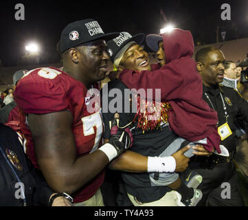 Florida State quarterback Jameis Winston runs a drill at the NFL ...