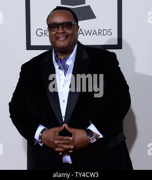 Percy Bady arrives at the 56th annual Grammy Awards at Staples Center ...