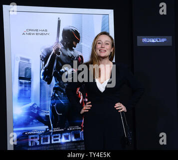 Jennifer Ehle attends the Robocop premiere at the Chinese Theatre, Los ...