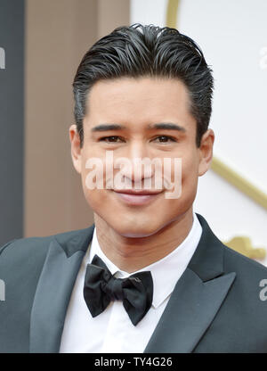 Mario Lopez arrives at the Oscars on Sunday, March 2, 2025, at the ...