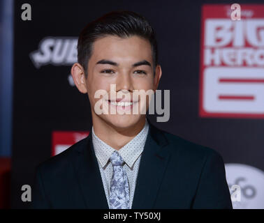 Cast member Ryan Potter, the voice of Hiro and his mother Jordanna ...