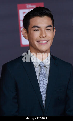 Cast member Ryan Potter, the voice of Hiro and his mother Jordanna ...