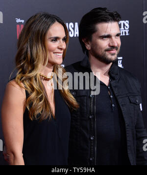 Singer Juanes and wife Karen Martinez arrive for the 15th annual Latin ...