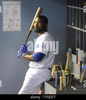 This is a 2015 photo of Howie Kendrick of the Los Angeles Dodgers ...