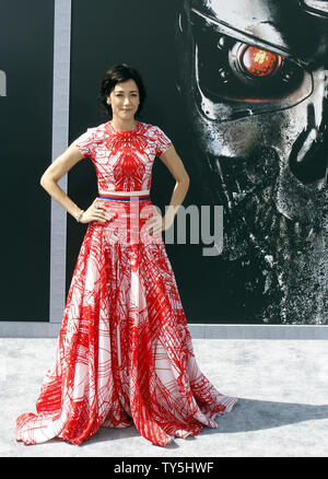 Sandrine Holt at the Los Angeles premiere of 'Terminator Genisys' held ...