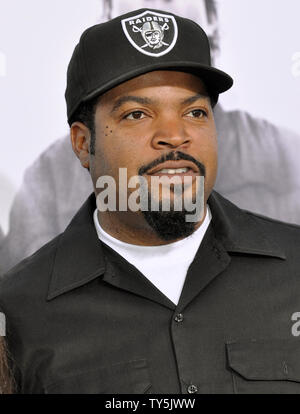 Ice Cube attends the Straight Outta Compton world premiere at L.A. Live ...