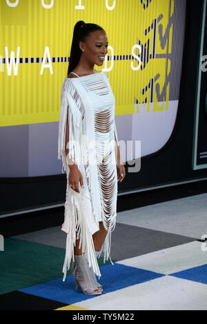 Actress Serayah arrives on the red carpet for the 32nd annual MTV Video ...