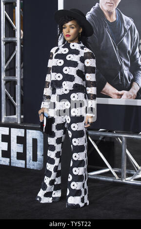 Janelle Monae attends the premiere of the film "Creed" held at the ...