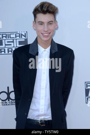 Internet personality Jack Baran arrives for the 2016 American Music ...