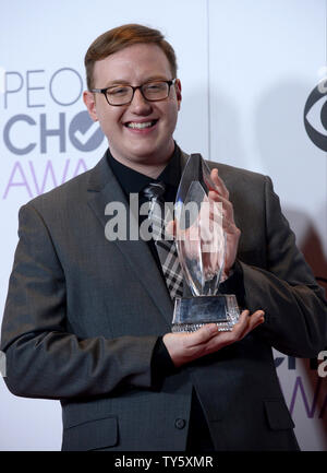 Internet personality Matt Bellassai appears backstage with his award ...