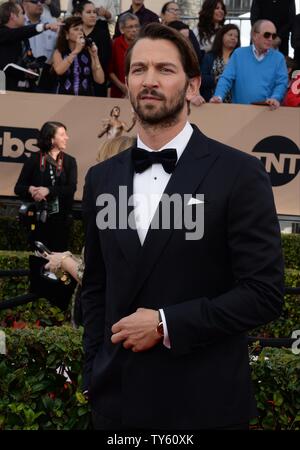 Michiel Huisman at the 22nd Annual Screen Actors Guild Awards at The ...