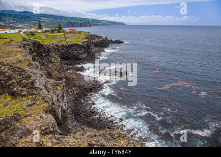 Coast at Capelas on Sao Miguel Island, Azores, Portugal Stock Photo - Alamy
