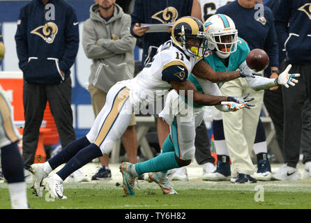 Los Angeles Rams defensive back Jake Gervase (39) seen before playing ...