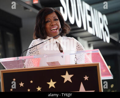 Actress Viola Davis makes comments during a posthumous unveiling ...