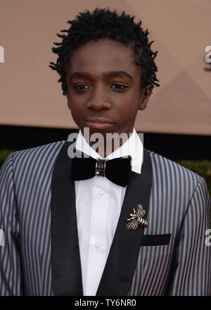 Actor Caleb McLaughlin arrives for the the 23rd annual SAG Awards held ...