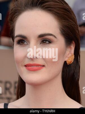 Actress Michelle Dockery arrives for the the 23rd annual SAG Awards ...