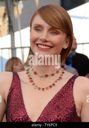 Bryce Dallas Howard arrives at the 23rd annual Screen Actors Guild ...