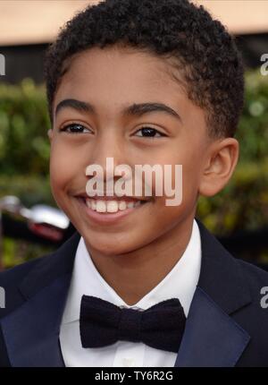 Miles Brown arrives at the 23rd annual Screen Actors Guild Awards at ...