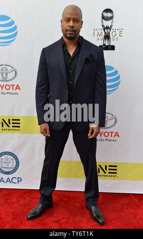 Actor Morocco Omari arrives for the 48th NAACP Image Awards at the ...