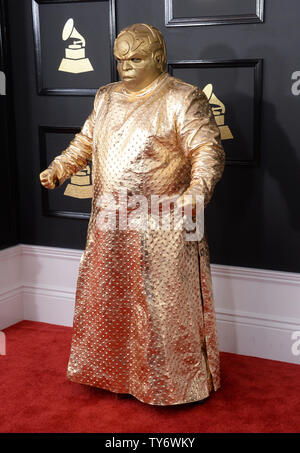 CeeLo Green aka Gnarly Davidson attending the 59th Annual Grammy Awards ...