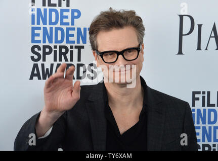 Actor Colin Firth attends the 32nd annual Film Independent Spirit ...