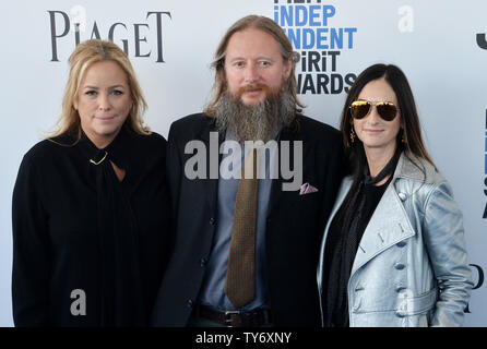 (L-R) Producer Julie Yorn, director David Mackenzie, and producer Carla ...
