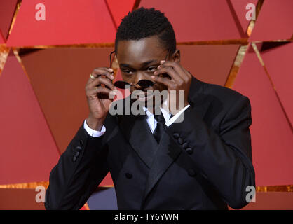 Actor Shariff Earp arrives on the red carpet for the 89th annual ...