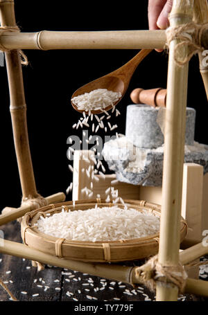 Northeast long grain fragrance of rice Stock Photo - Alamy