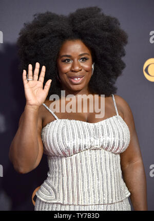 Actor Uzo Aduba arrives for the 69th annual Primetime Emmy Awards at ...