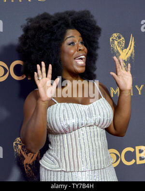 Actor Uzo Aduba arrives for the 69th annual Primetime Emmy Awards at ...