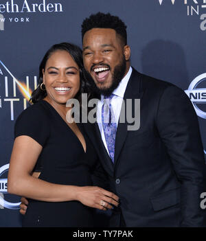 Director Ryan Coogler and his wife Zinzi Evans attending The Black ...