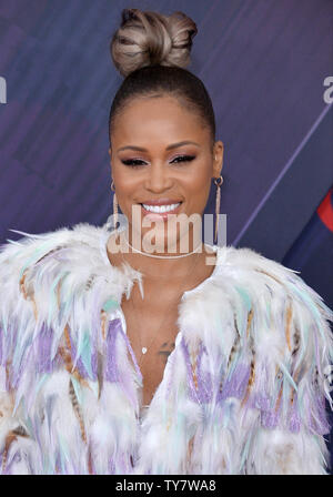 Eve arrives at the iHeartRadio Music Awards at The Forum on Sunday ...