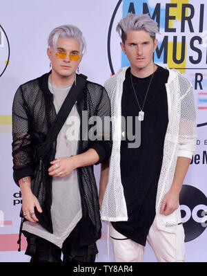 (L-R) Kyle Trewartha and Michael Trewartha of Grey arrive for the 2019 ...