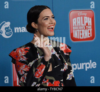 Cast member Mandy Moore, the voice of Rapunzel in the animated motion ...