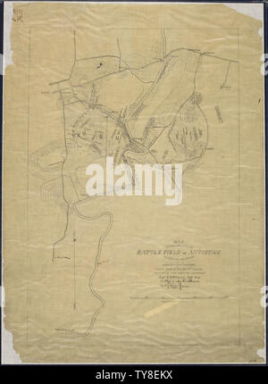 Map of that portion of the Battle Field of Antietam occupied by the ...