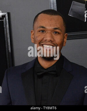 Vincent 'Invincible' Watson arrives at the 61st annual Grammy Awards at ...