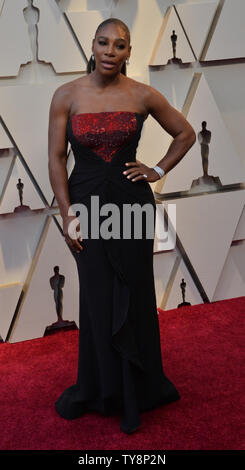 Serena Williams arrives at the Oscars on Sunday, March 27, 2022, at the ...