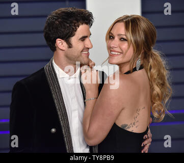 Darren Criss and Mia Swier arrive at the Los Angeles premiere of "Coco ...
