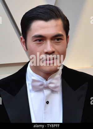 Henry Golding arrives at the Oscars on Sunday, Feb. 24, 2019, at the ...