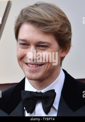 Joe Alwyn arrives at the Oscars on Sunday, March 2, 2025, at the Dolby ...