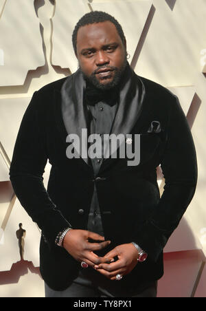Brian Tyree Henry arrives at the Oscars on Sunday, March 12, 2023, at ...
