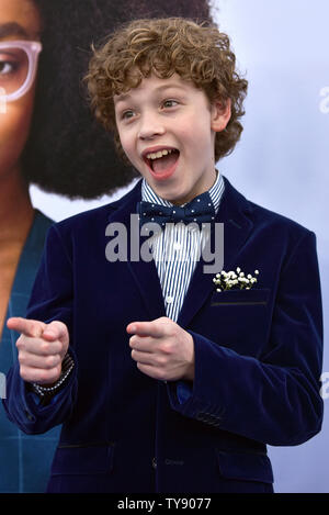 Tucker Meek attends the premiere of 'Little' at the Regency Village ...