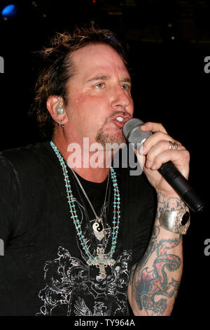 Singer Jack Russell of the hard rock band Great White is shown ...